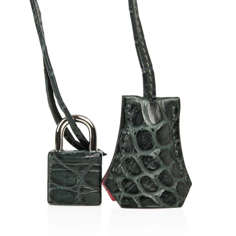 Limited Edition Birkin 30 Bag Patchwork Emerald Green Crocodile & Six ...
